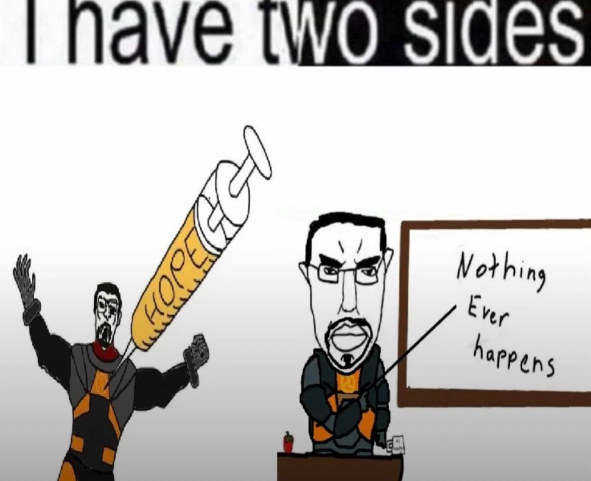 SoyBooru - Post 145688: chud english_text gordon_freeman half-life half-life_2 hope meta:low ...